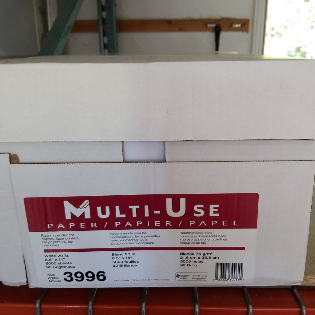 Domtar Copy 8.5 *14 COPY PAPER -5000 SHEETS PER BOX - 20LB - 92 BRIGHT ...